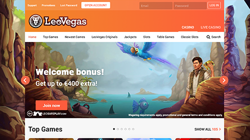 LeoVegas Casino One Of The Best Online In 2026 Bonus Free Spins
